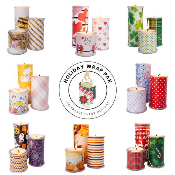 The Holiday Wrap Pak – Wrap a Candle